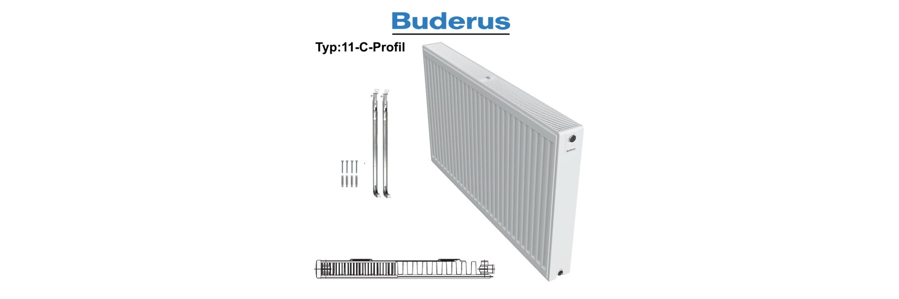 Buderus Heizkörper Typ 11 C-Profil