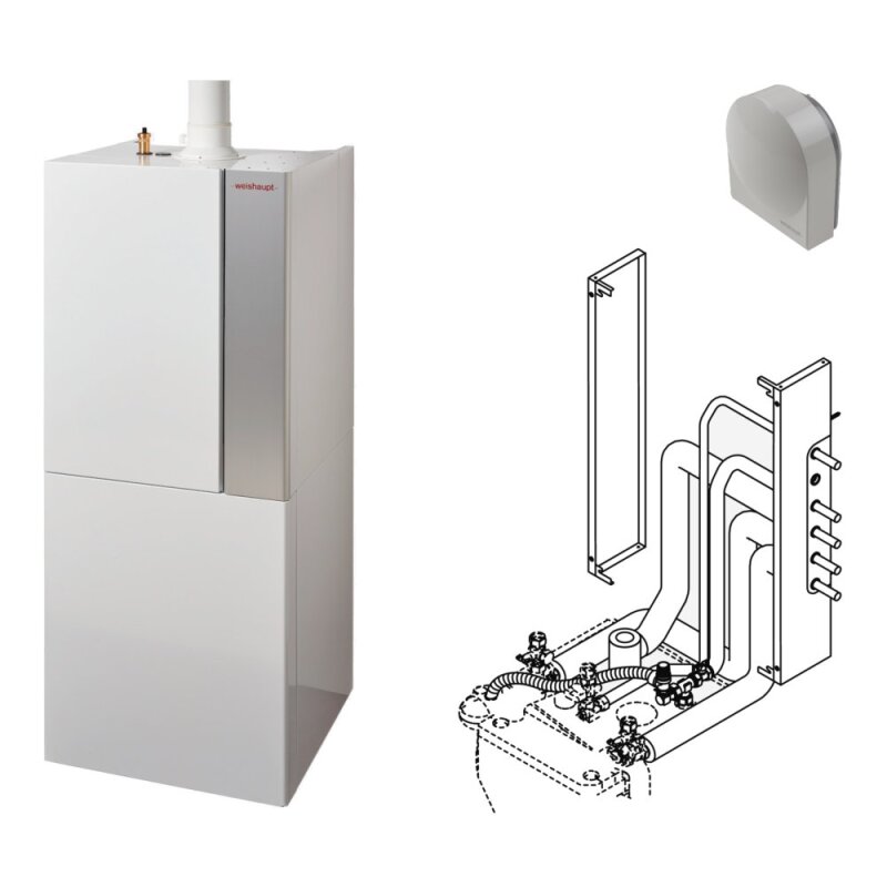 Weishaupt Thermo Condens WTC-GB 25 kW-B K-80P, mit Heizung, integr. S
