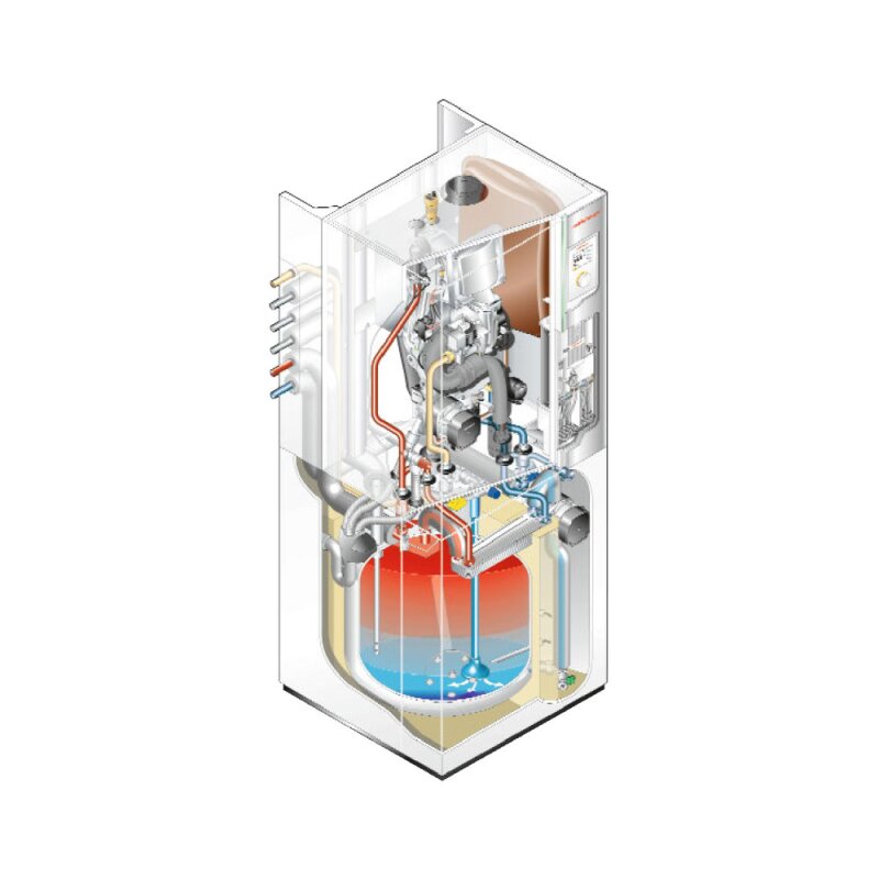 Weishaupt Thermo Condens WTC-GB 25 kW-B K-115P, mit Heizung, integr.