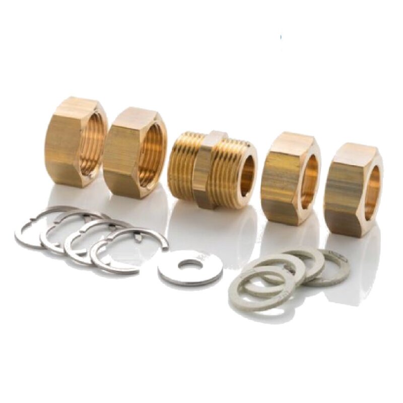 Verschraubungs-Set für AEROLINE® INOX SPLIT/PRO 100, DN16, 3/4", 22,05