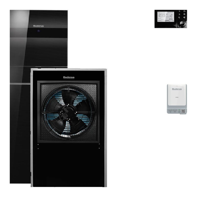 Buderus Luft-Wasser-Wärmepumpe Logatherm WLW196i-11 IR TP120 reversib, 9.919,84