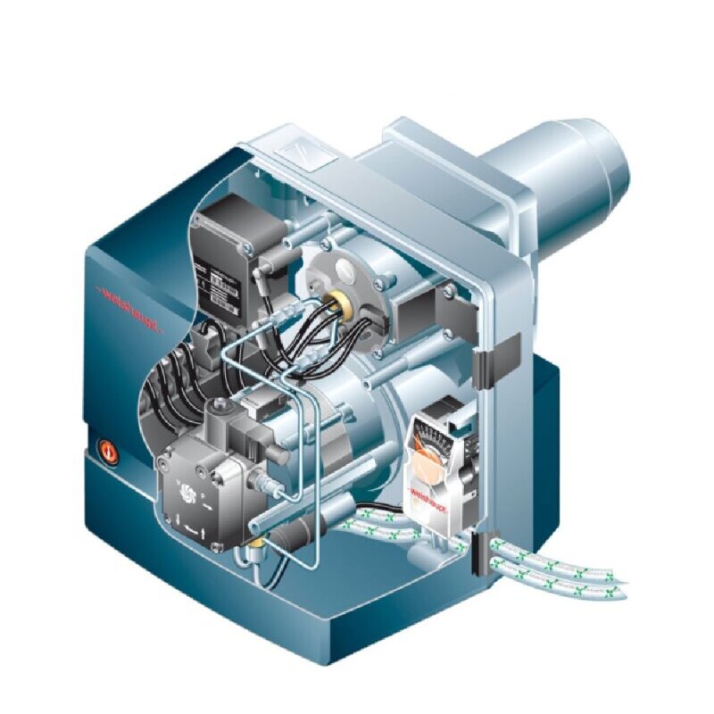 Weishaupt Ölbrenner WL5/1-B H/16,5-40 kW mit Stellantrieb und Ölvorwä, 1.239,98
